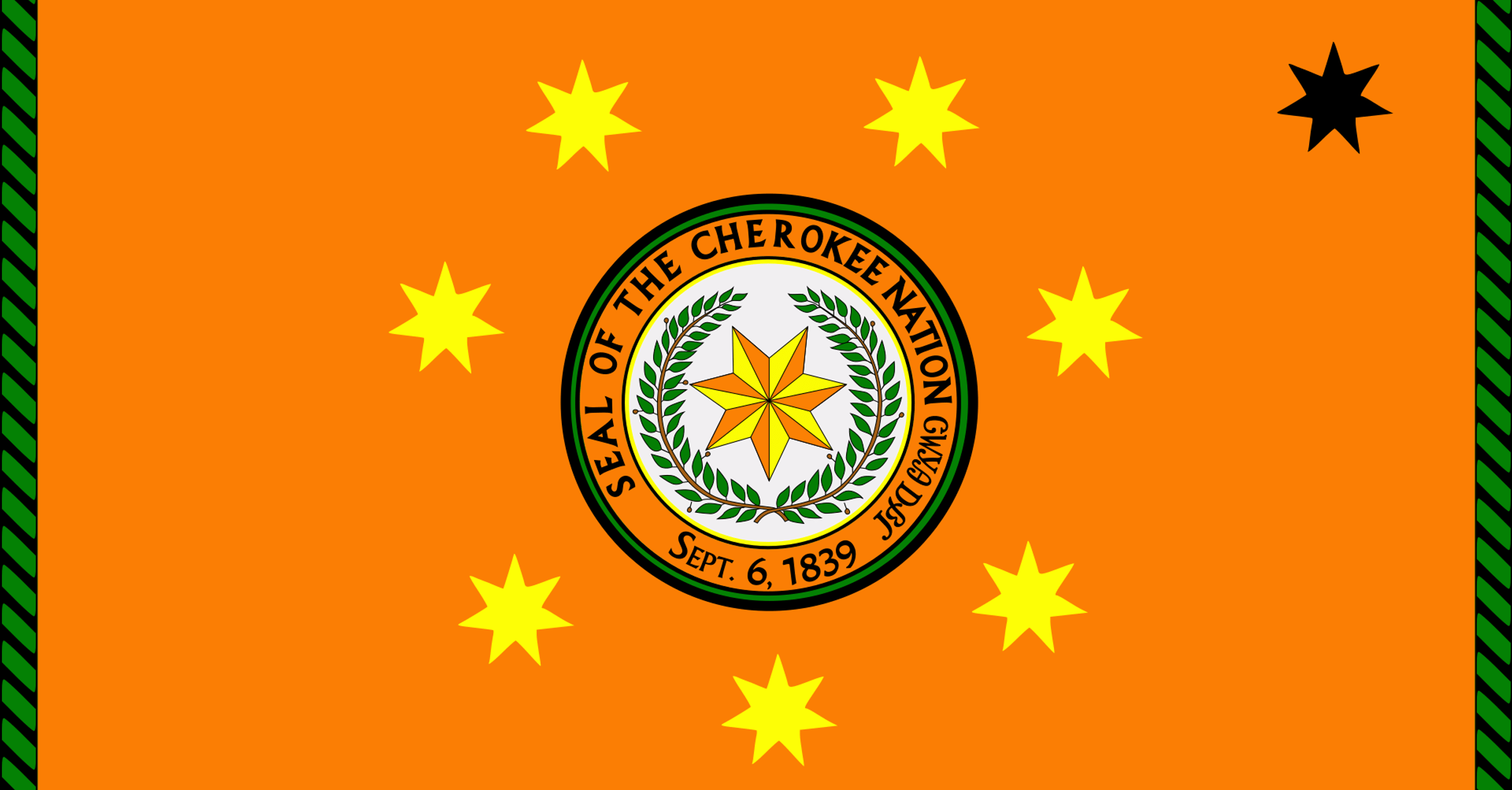 Flag of the Cherokee Nation - World History Encyclopedia