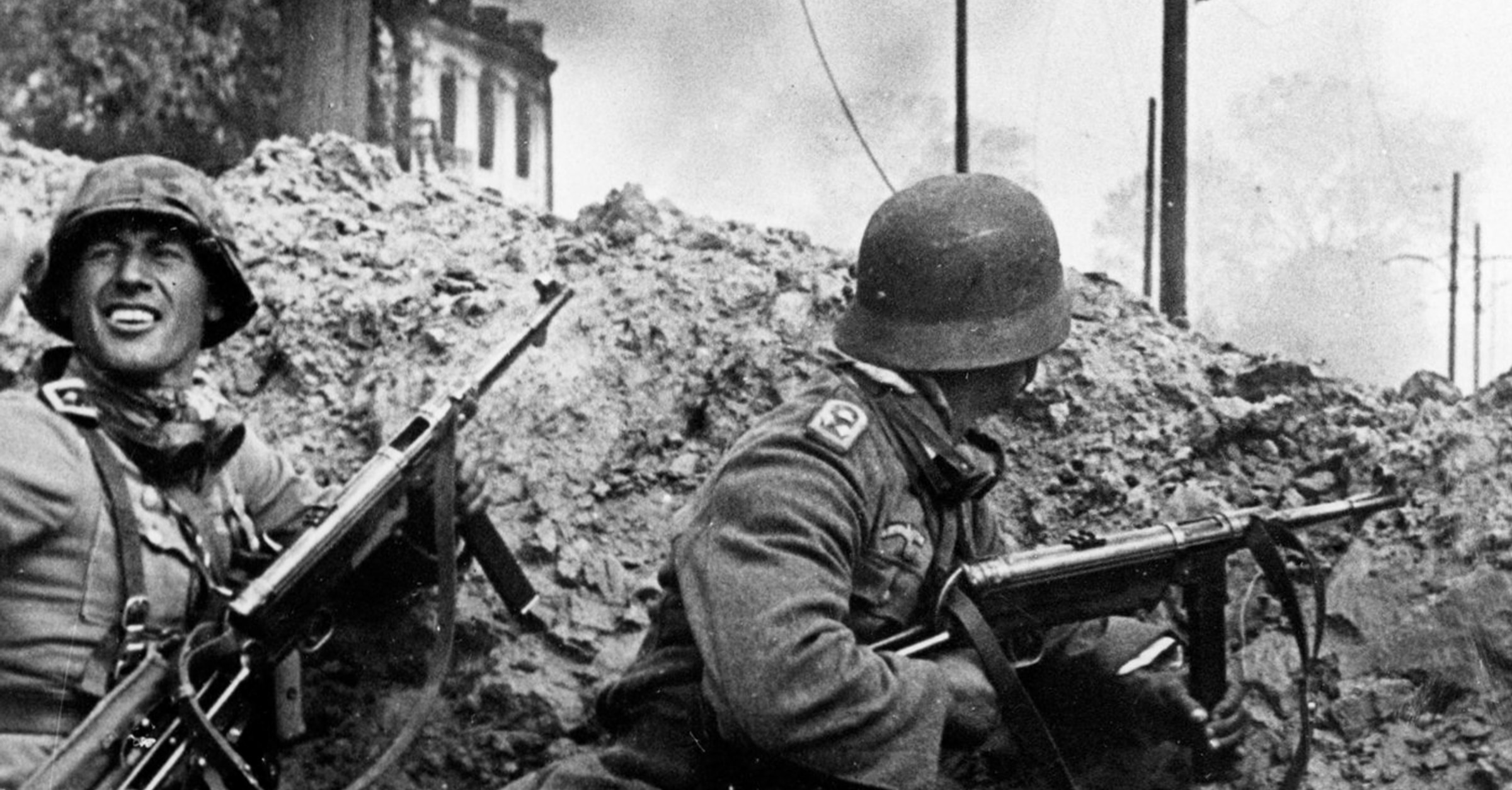 Two German Soldiers in Action, Stalingrad, 1942 - World History ...