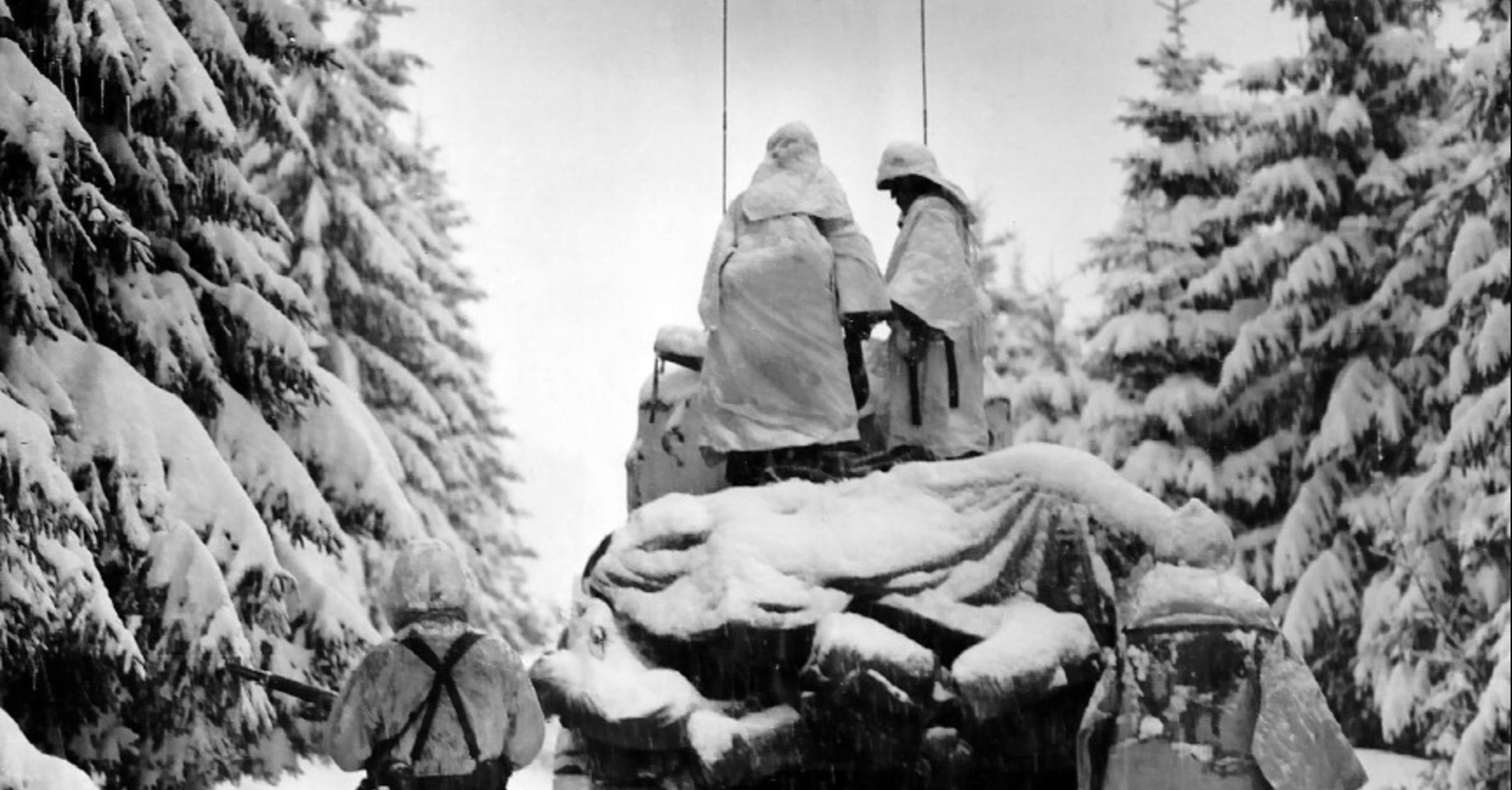 US Troops in Snow, Battle of the Bulge - World History Encyclopedia