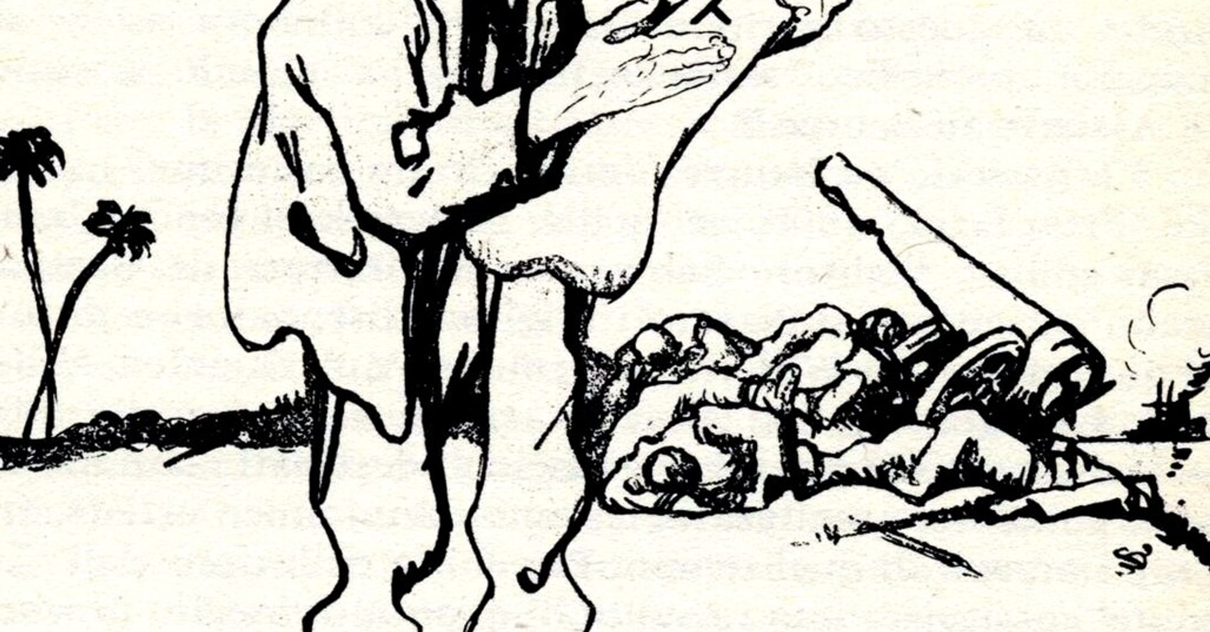 A Cartoon Against the War in Libya, 1911: "Tomorrow, all things ...