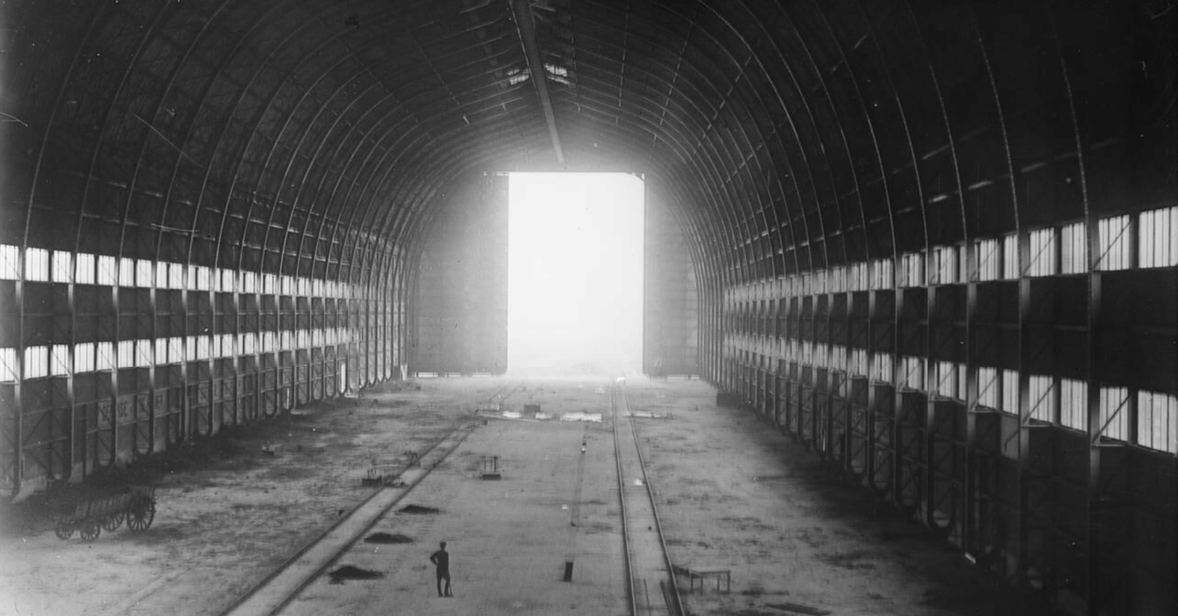 Interior of a Zeppelin Hangar - World History Encyclopedia