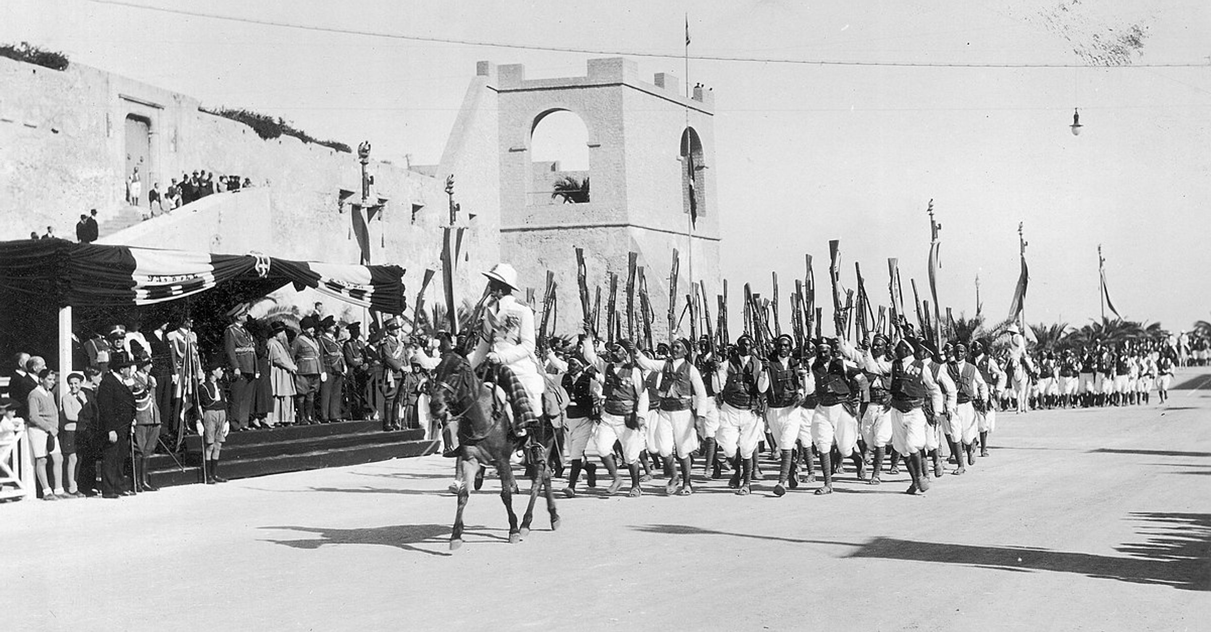 Parade of Libyan Colonial Troops - World History Encyclopedia