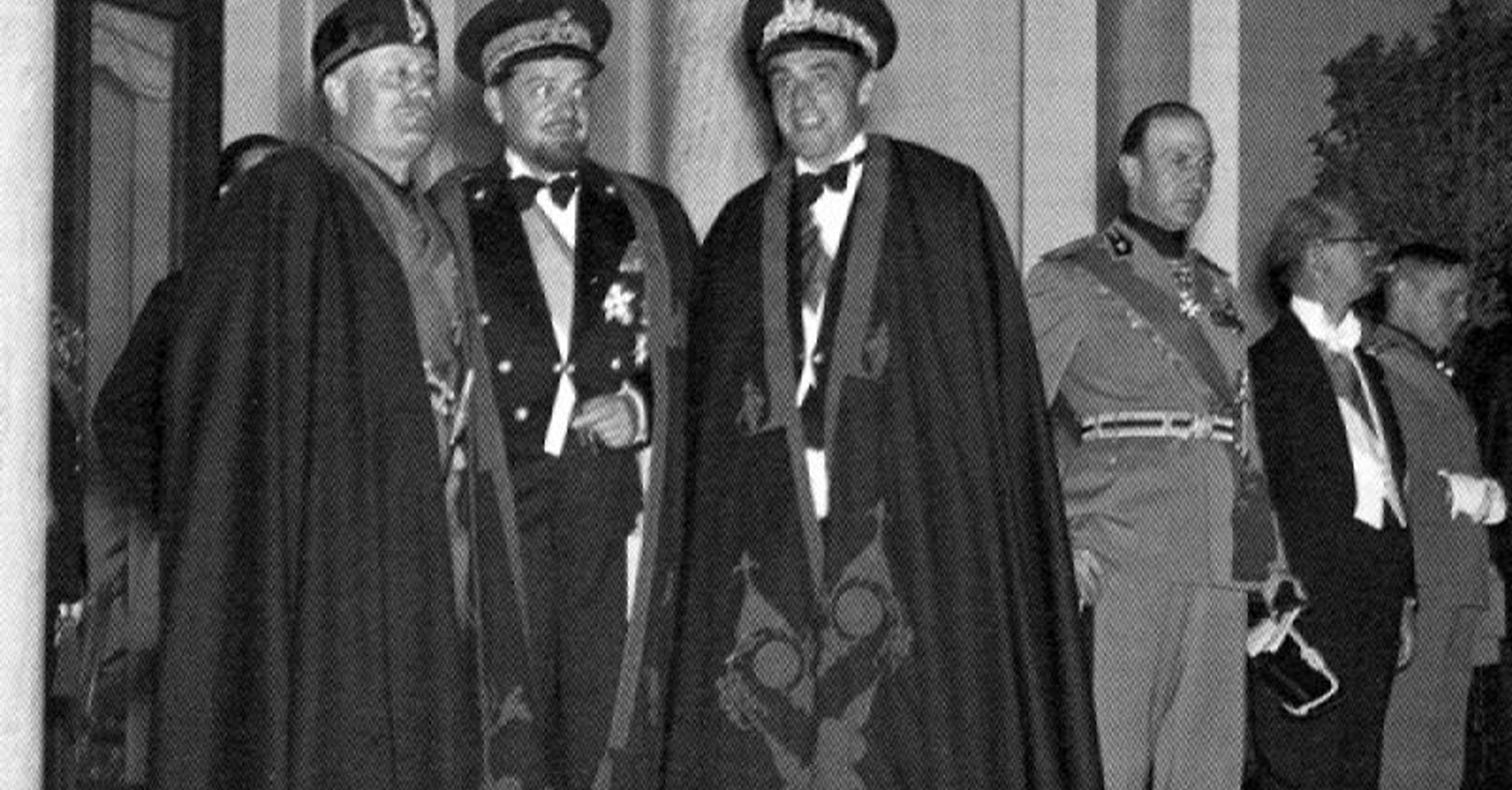 Mussolini and Balbo at a Gala Event in Libya - World History Encyclopedia