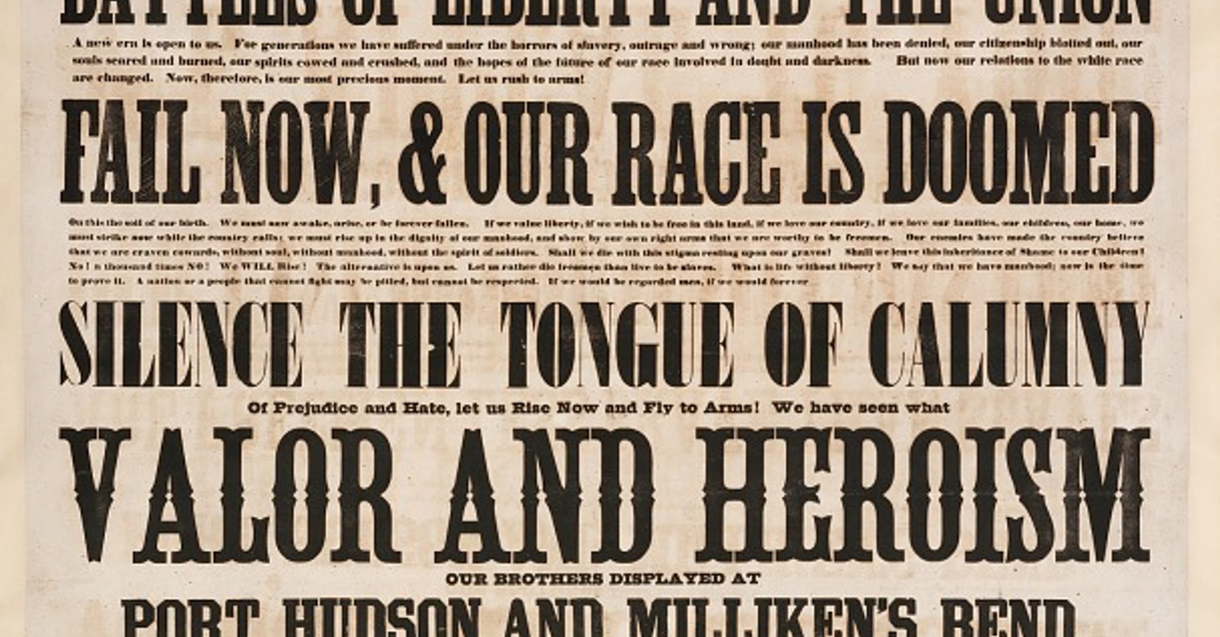 Men of Color to Arms! 1863 - World History Encyclopedia