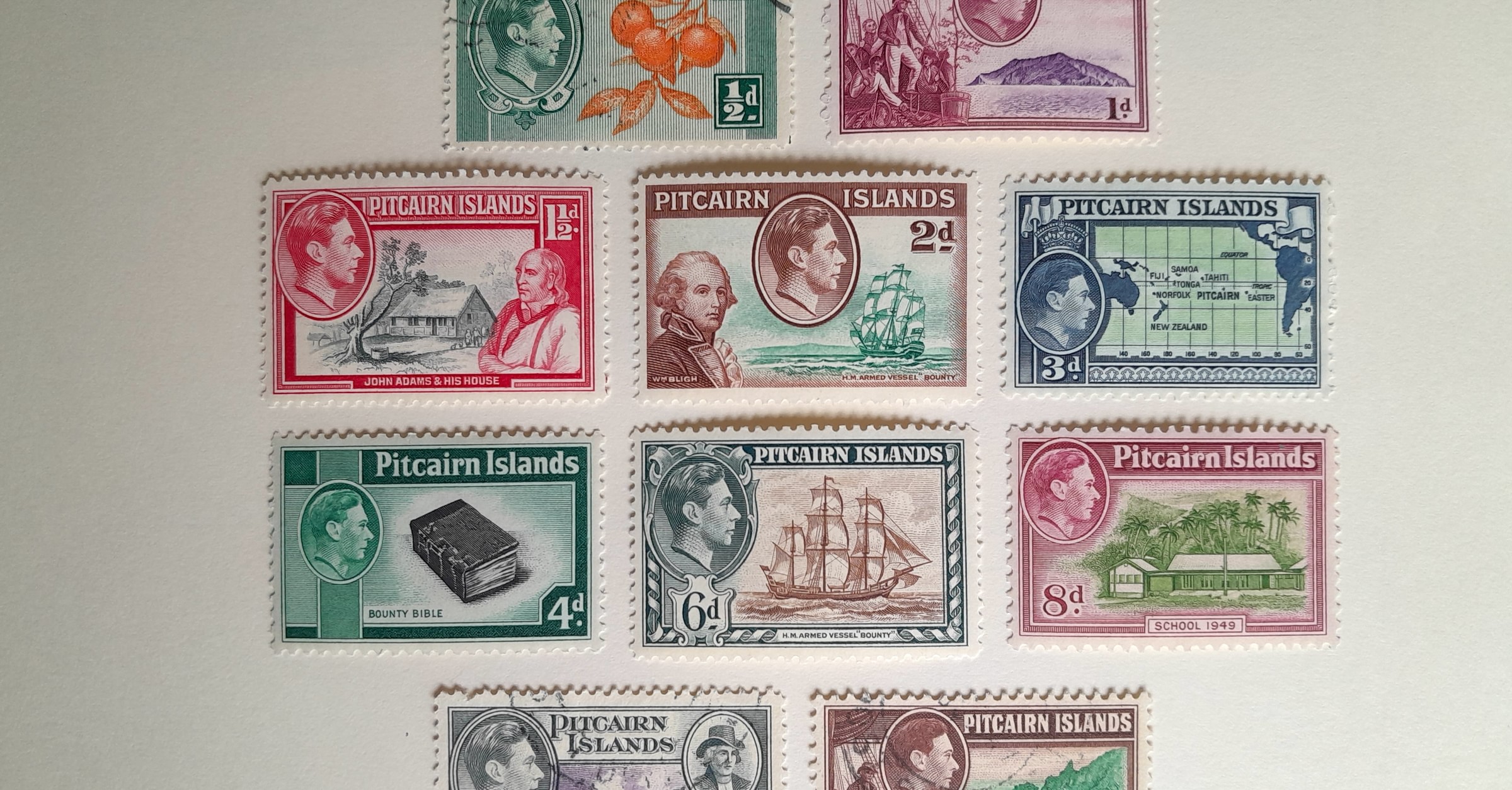 Mutiny on the Bounty Postage Stamps - World History Encyclopedia