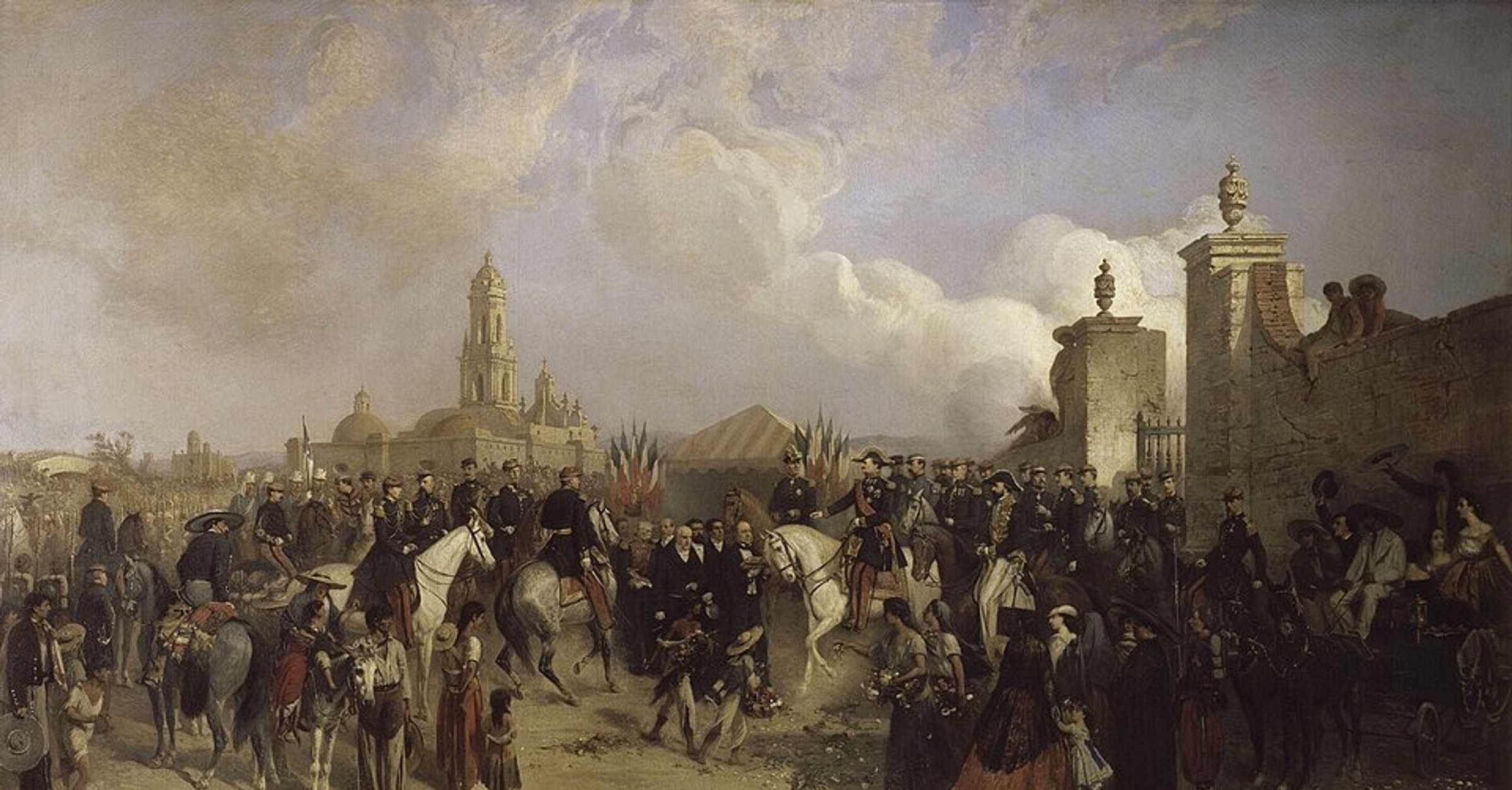 French Troops Enter Mexico City, June 1863 - World History Encyclopedia