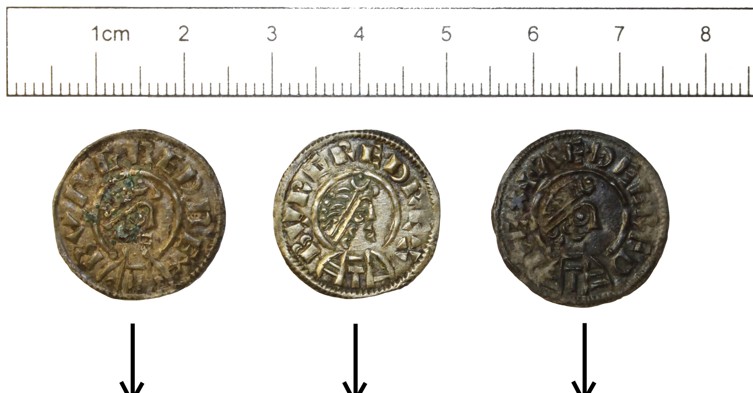 Coins of King Aethelred of Wessex and King Burgred of Mercia - World ...