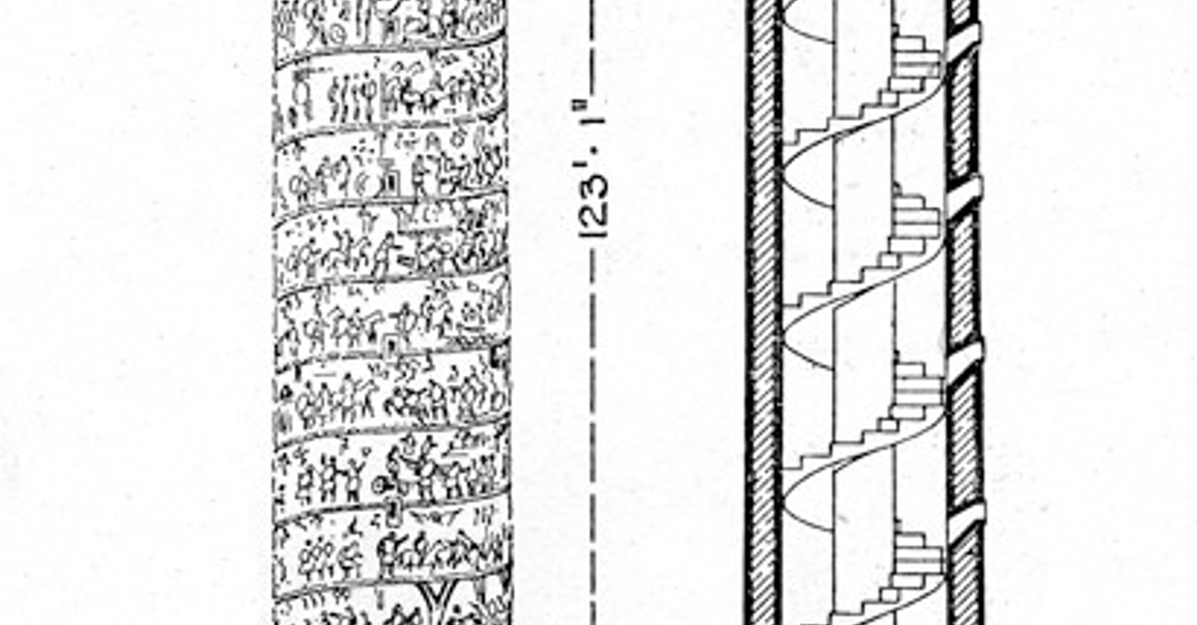 Column of Marcus Aurelius Diagram - World History Encyclopedia