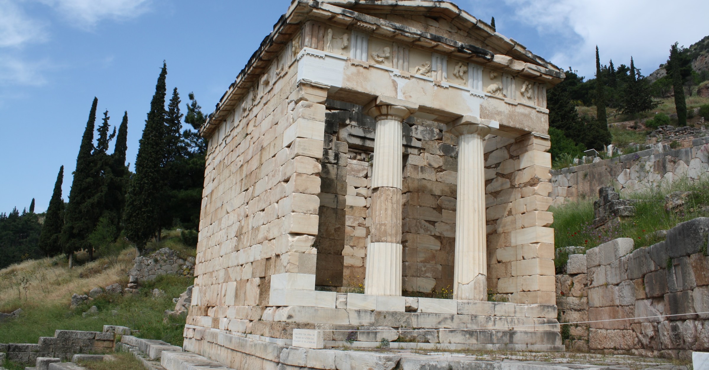 Treasury of The Athenians, Delphi - World History Encyclopedia