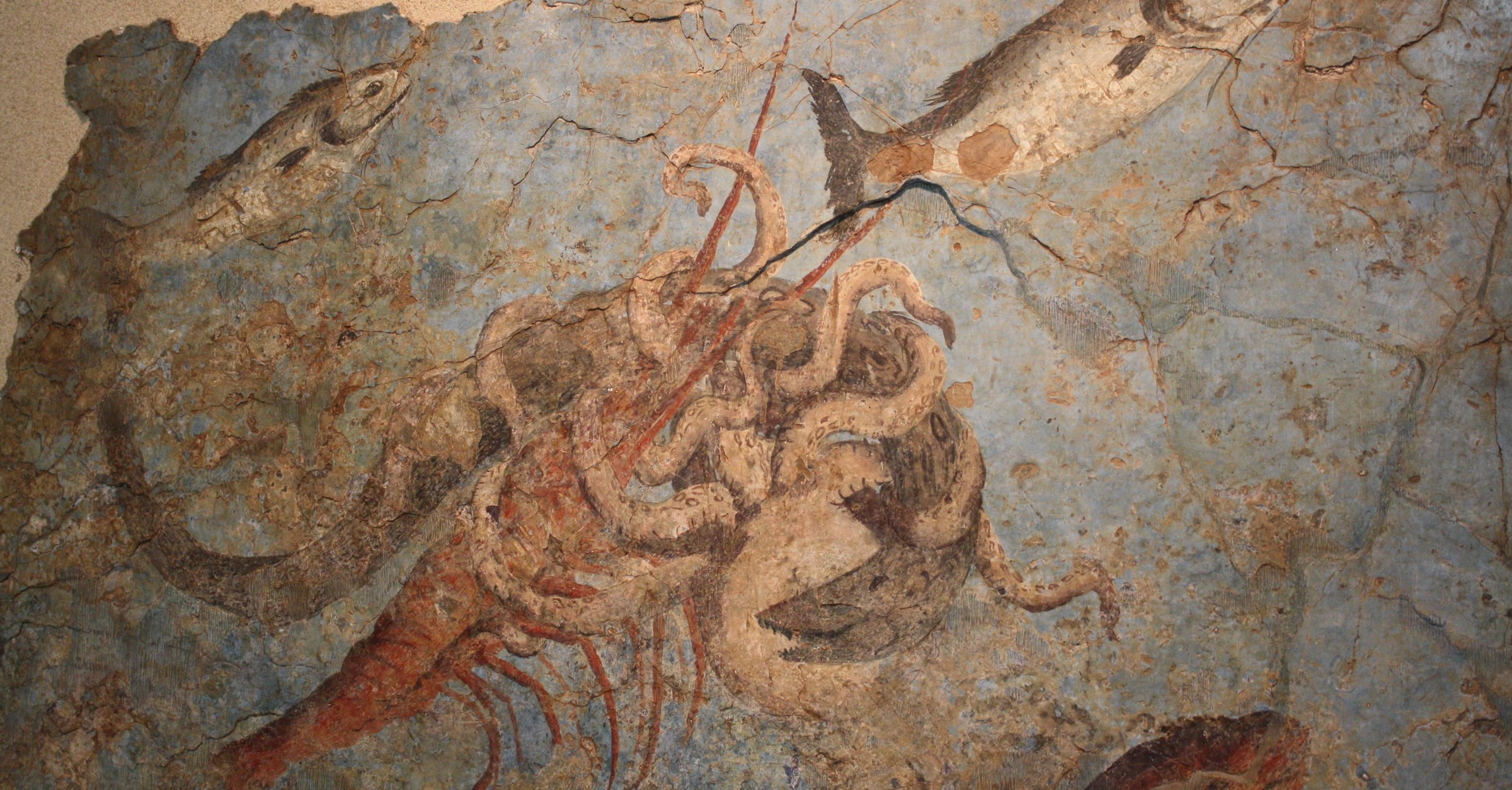 Roman Sea Fauna Fresco - World History Encyclopedia