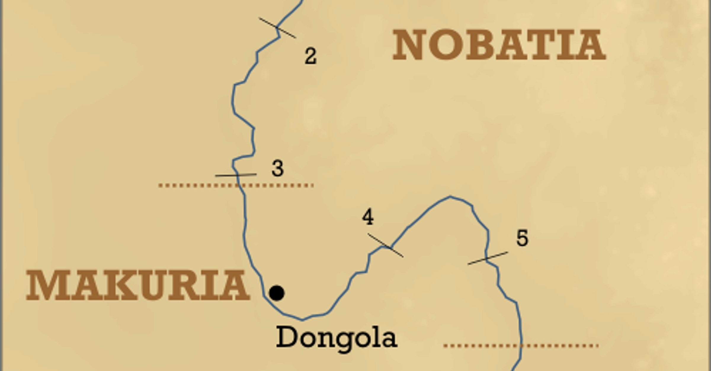 Mapa De áfrica De Nubia