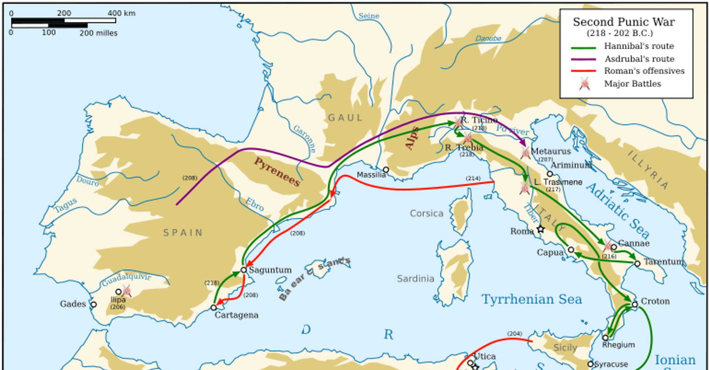 Campaigns of the Second Punic War - World History Encyclopedia