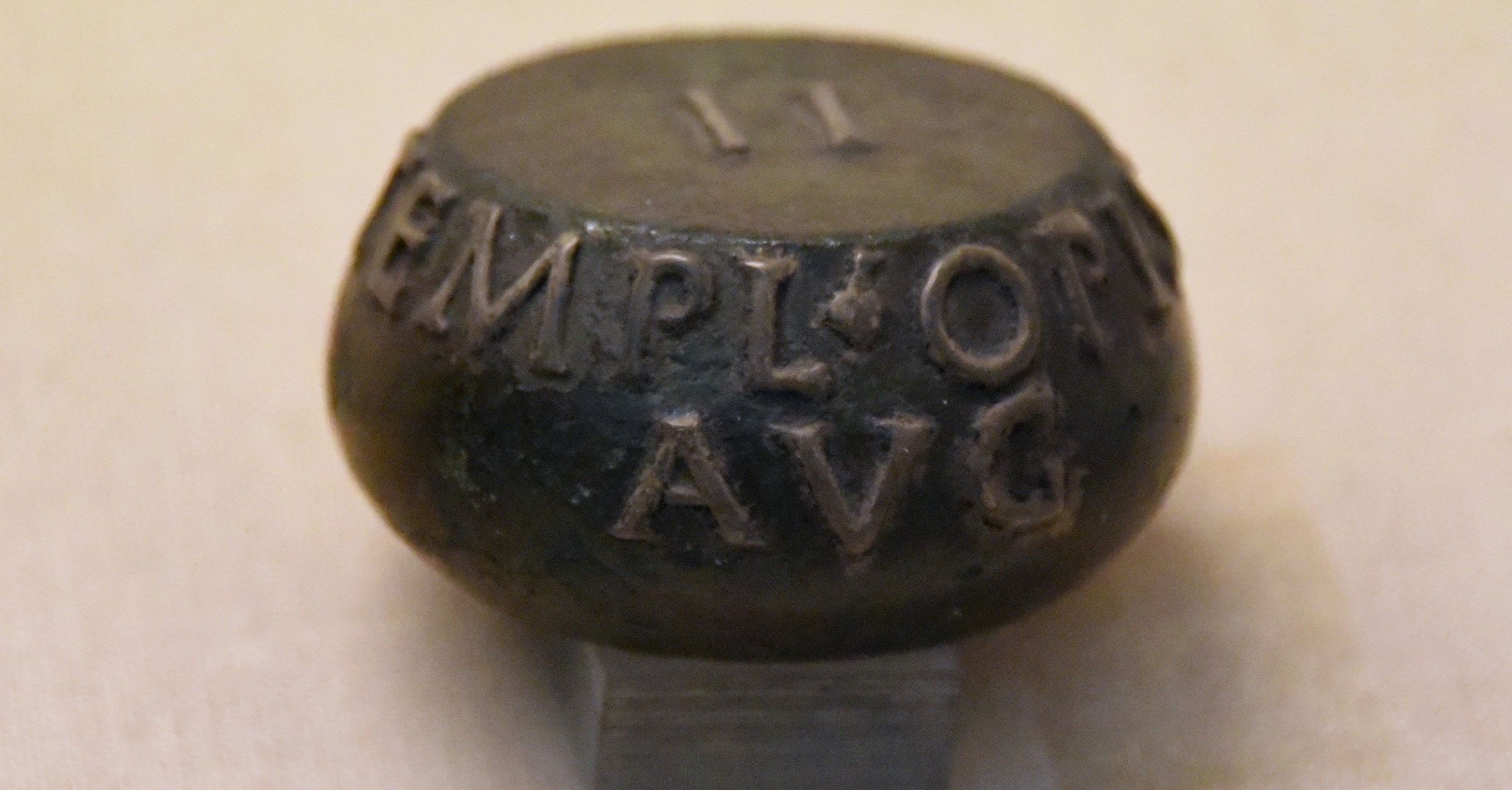 Roman Bronze Weight - World History Encyclopedia