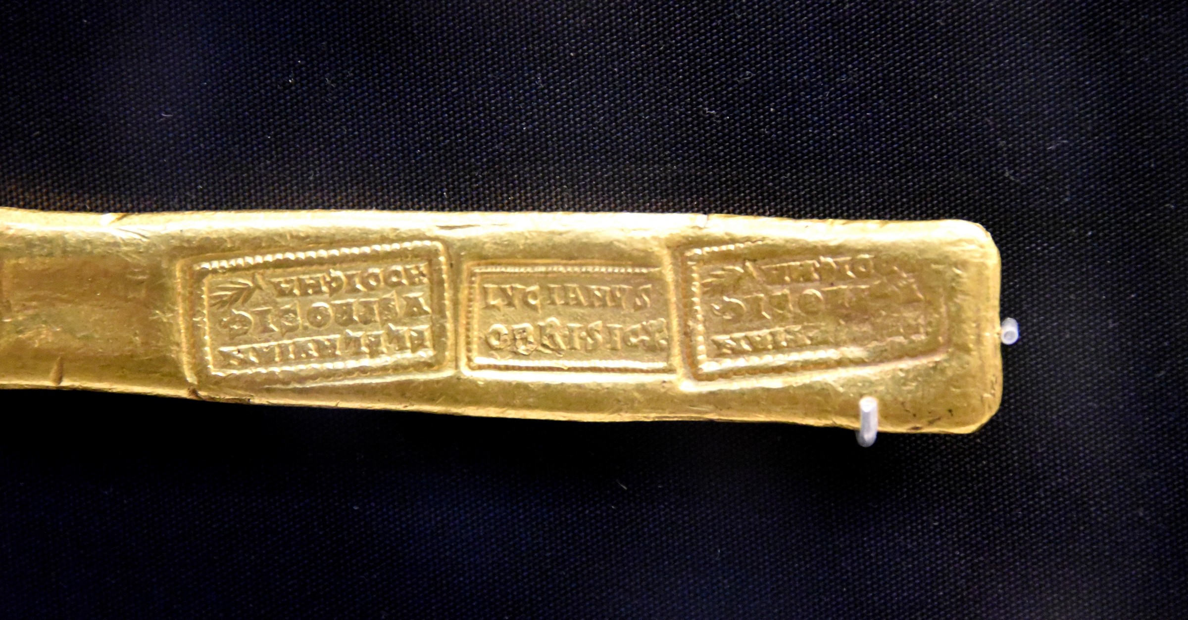 Roman Gold Bar Stamped with Assayers - World History Encyclopedia