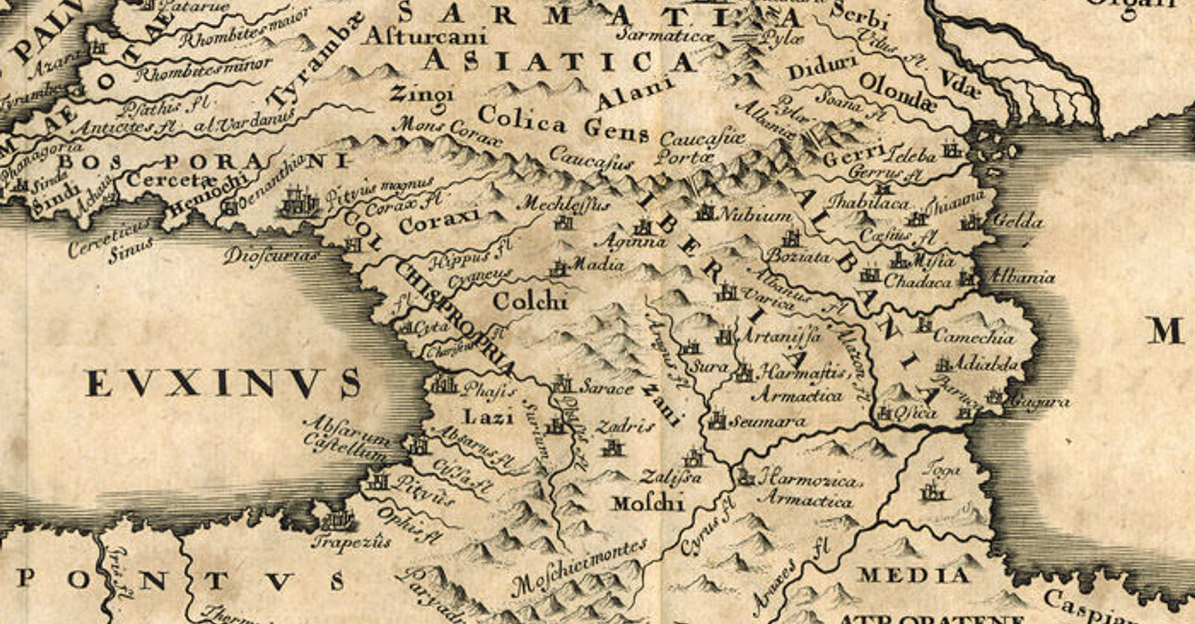 Map of Colchis - World History Encyclopedia