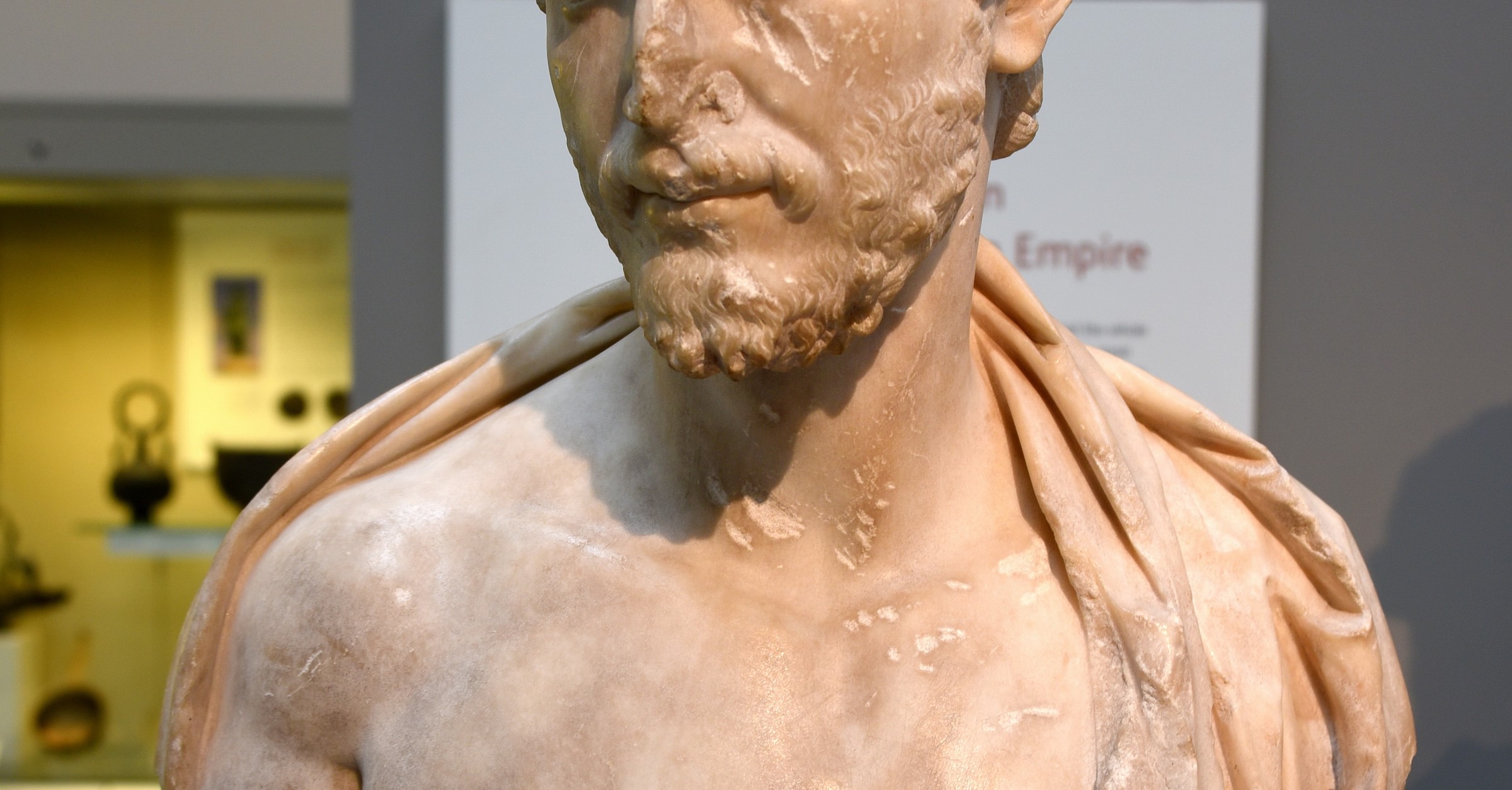 Marble Bust of a Young Greek Male - World History Encyclopedia