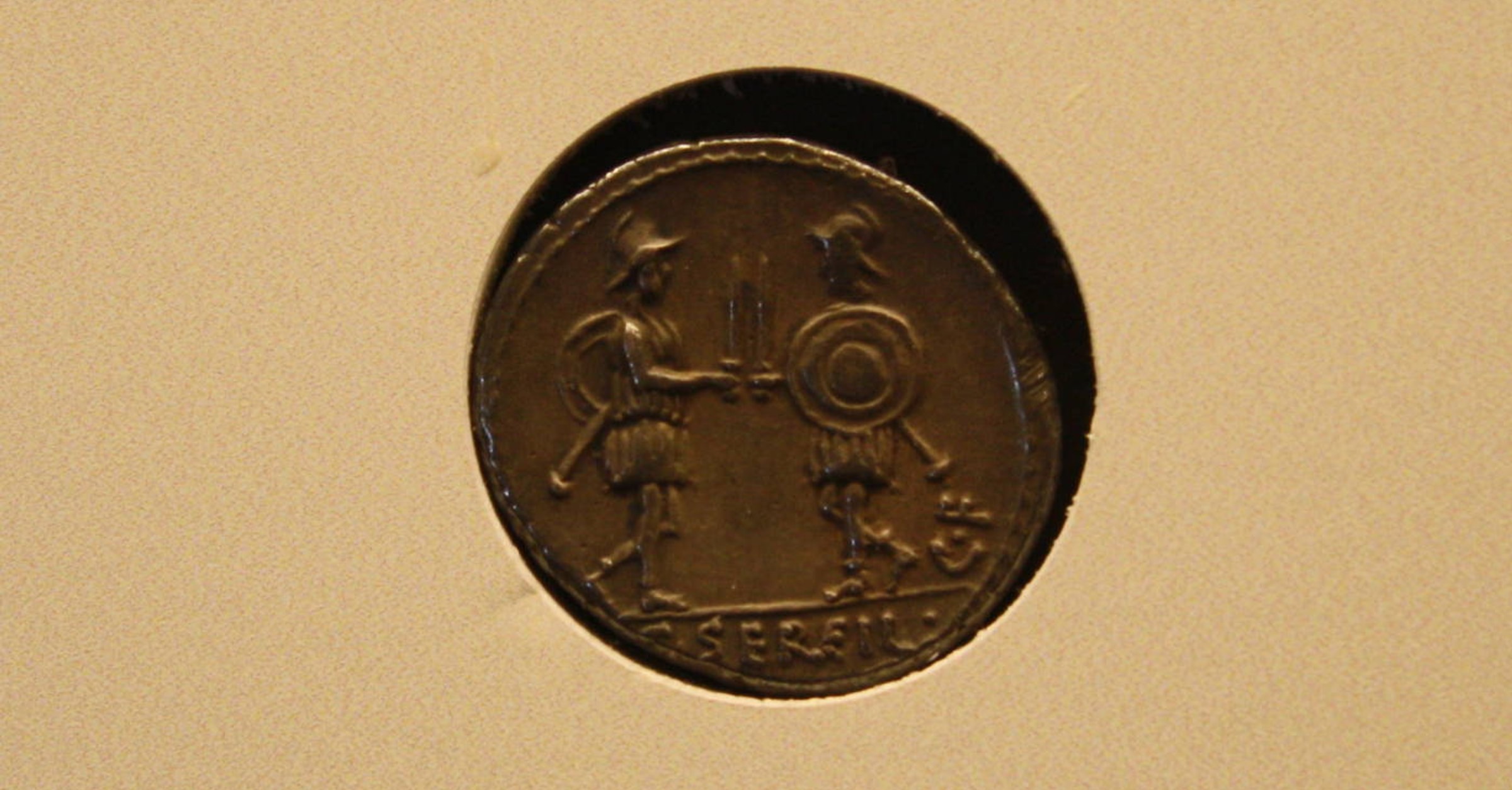Roman Coin with Soldiers - World History Encyclopedia