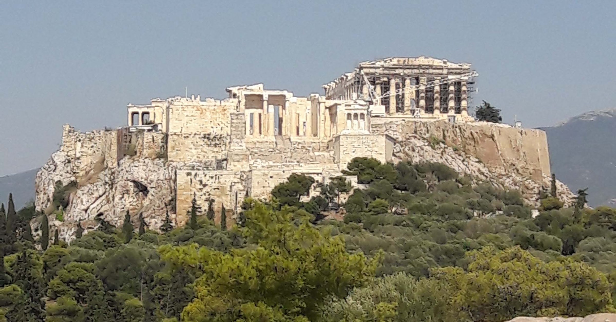 View of the Acropolis from Pnyx - World History Encyclopedia