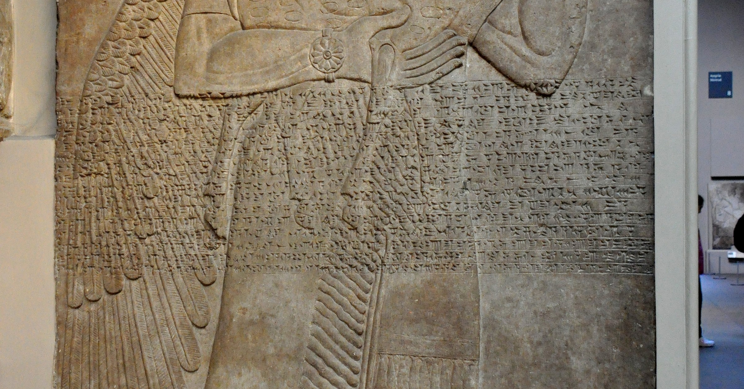 Assyrian Apkallu Holding a Deer - World History Encyclopedia