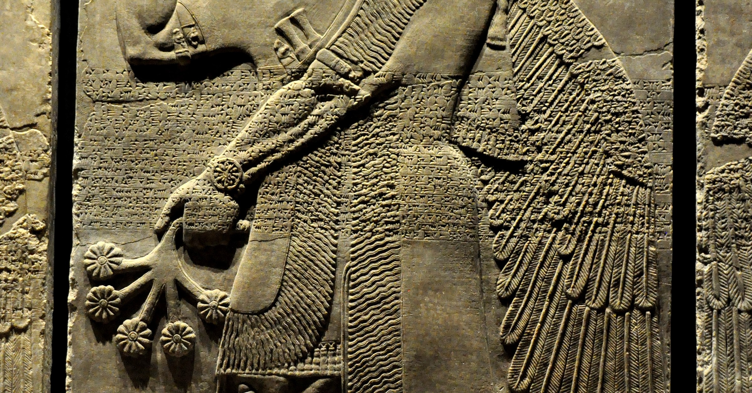 Human-headed and Winged Apkallu from Nimrud - World History Encyclopedia
