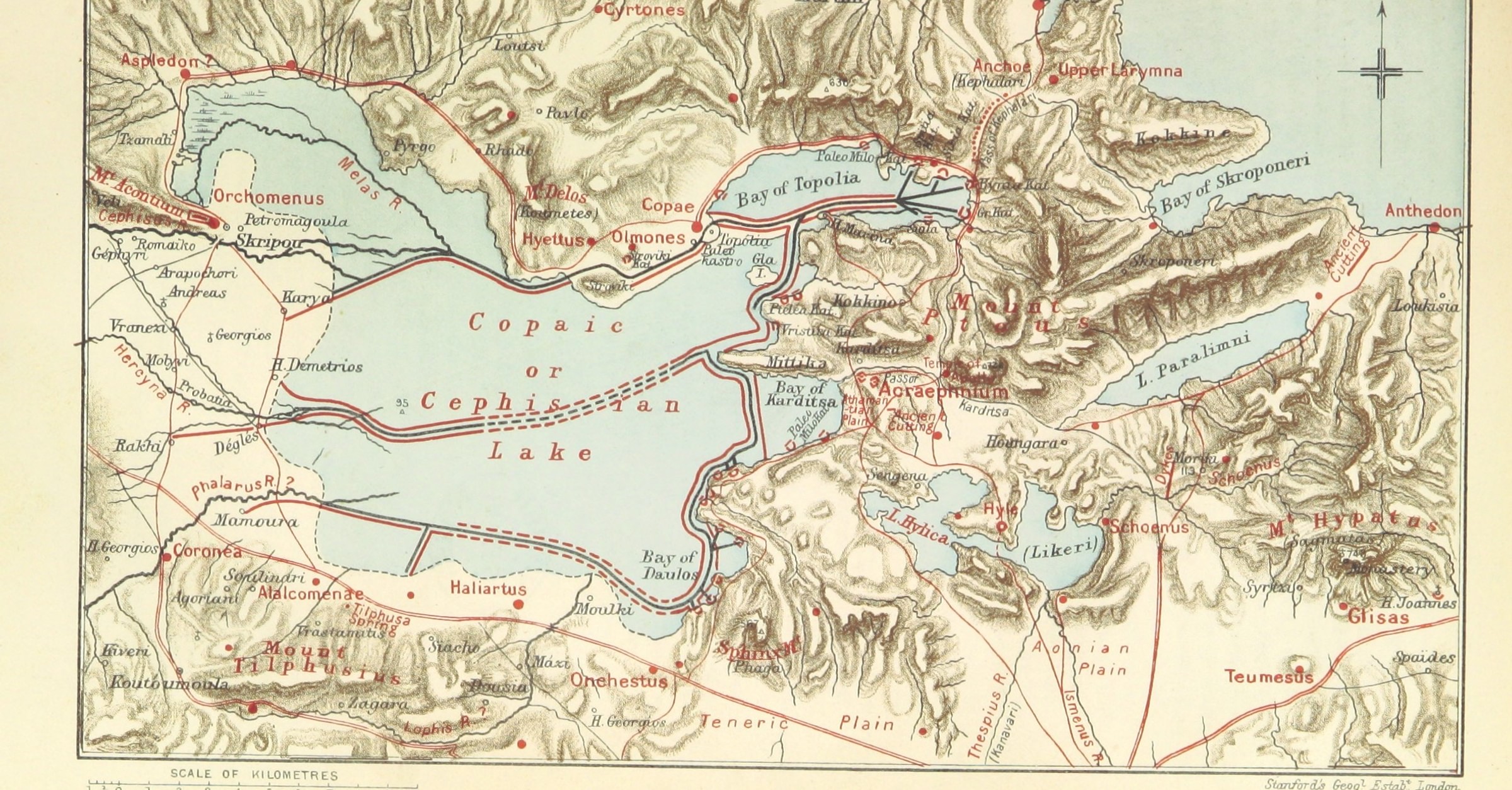 Pausanias' Description of Greece Map - World History Encyclopedia