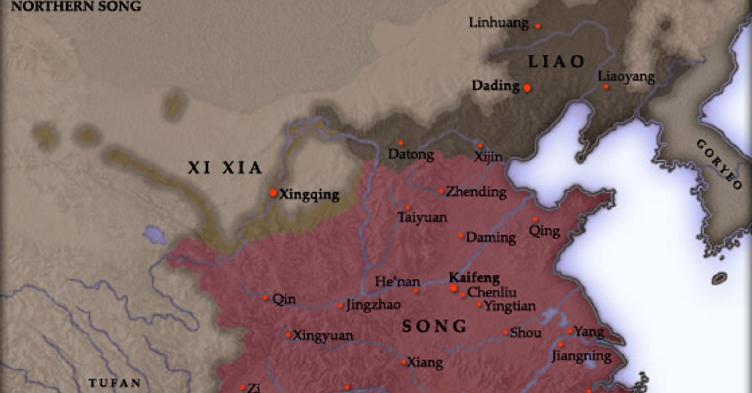 Northern Song Dynasty Map - World History Encyclopedia