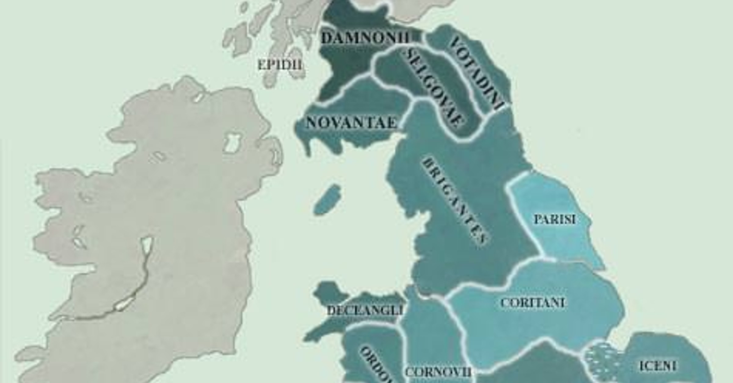 Map of the British Isles in AD 10 - World History Encyclopedia