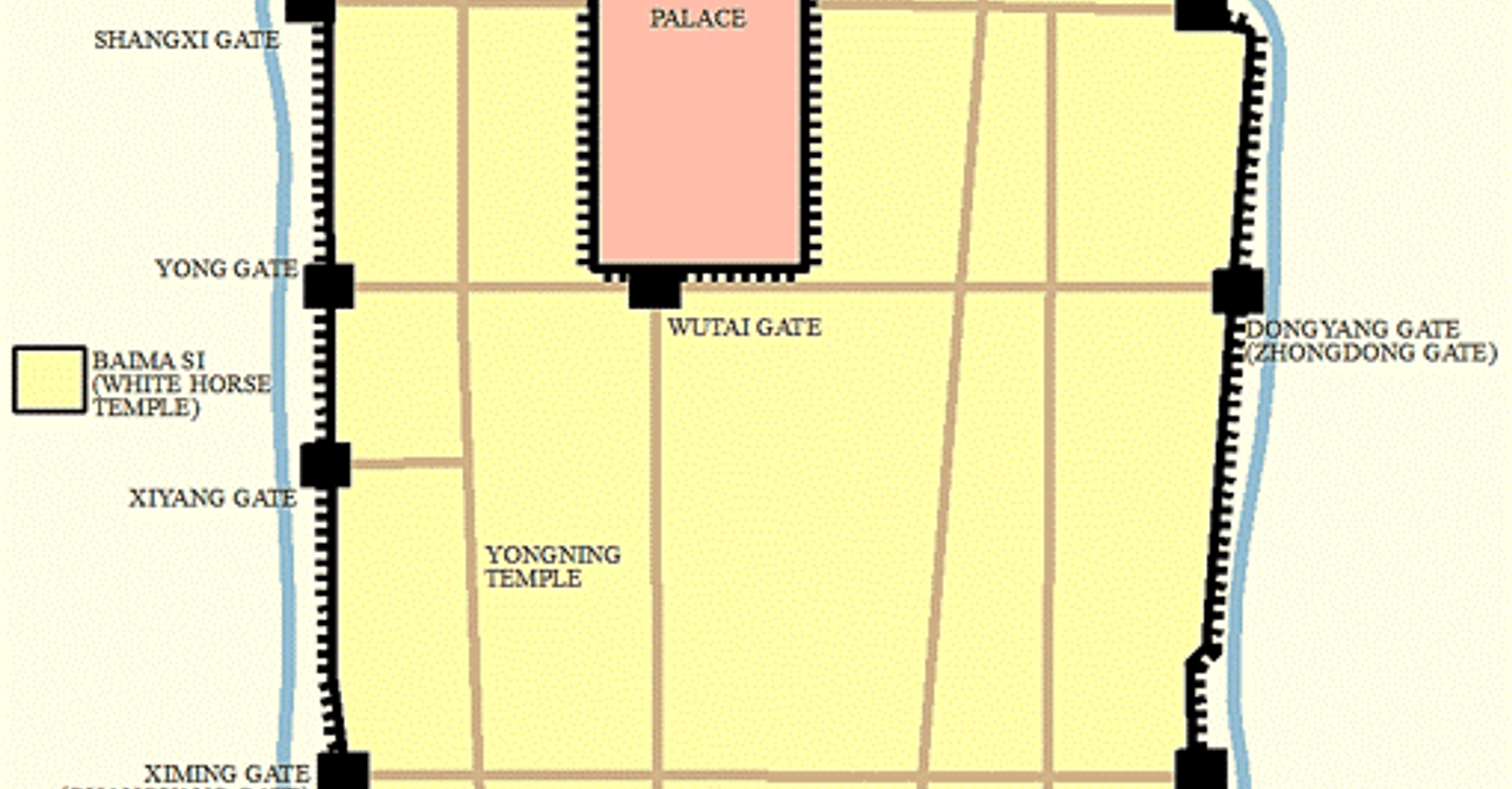 Map of Luoyang - World History Encyclopedia