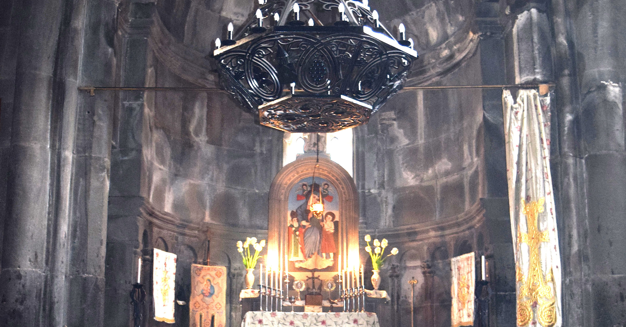 Altar at Geghard Monastery - World History Encyclopedia