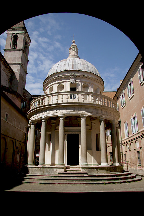 Tempietto Bramante Plan Dominik Gehl Photography San Pietro In