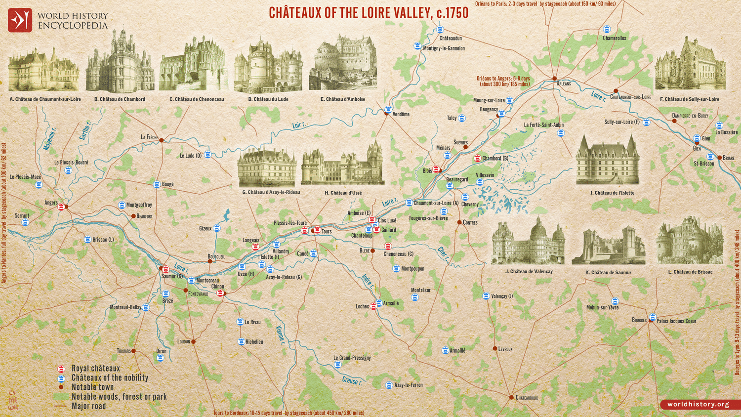 Loire Chateaux Map File:Loire Valley Map 1.png Wikimedia Commons