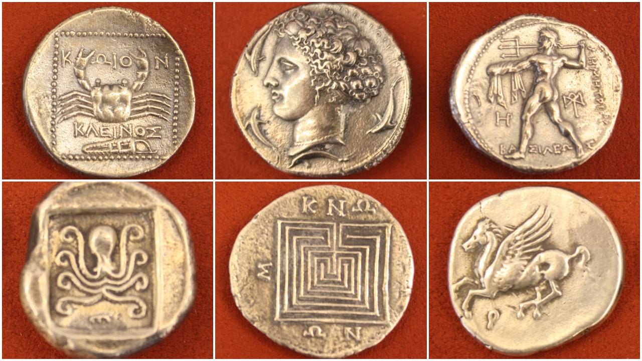 Moedas De Ouro Da Grecia Antiga
